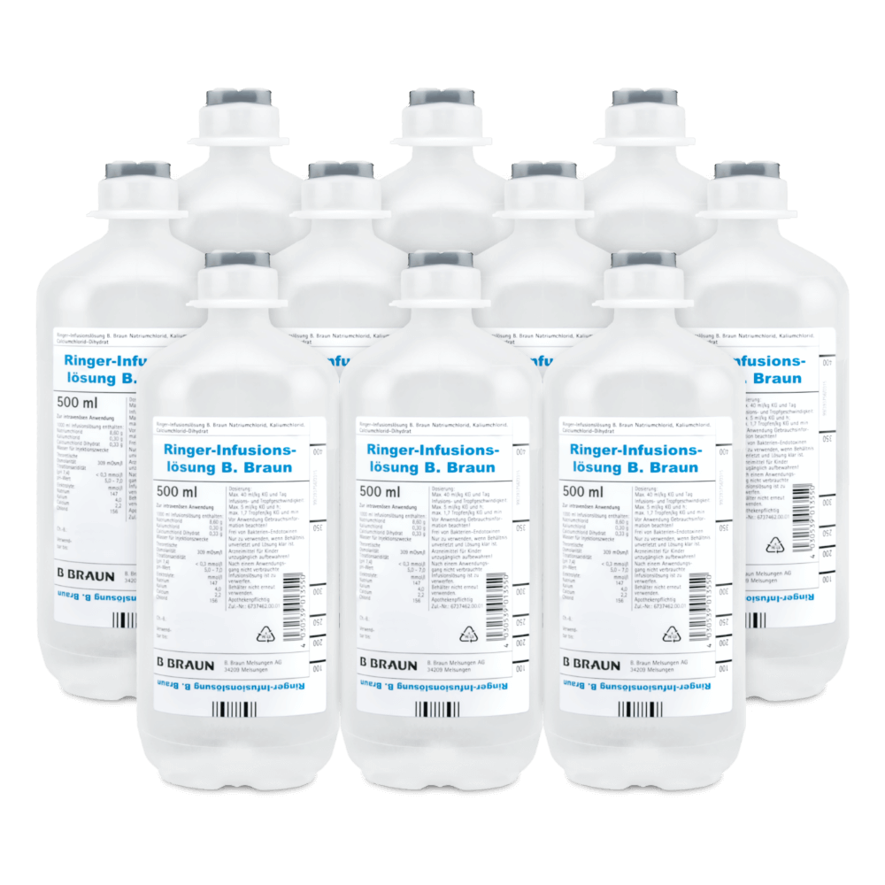 Ringer Infusionslösung, Ecoflac Plus, 10x500 ml | medplus