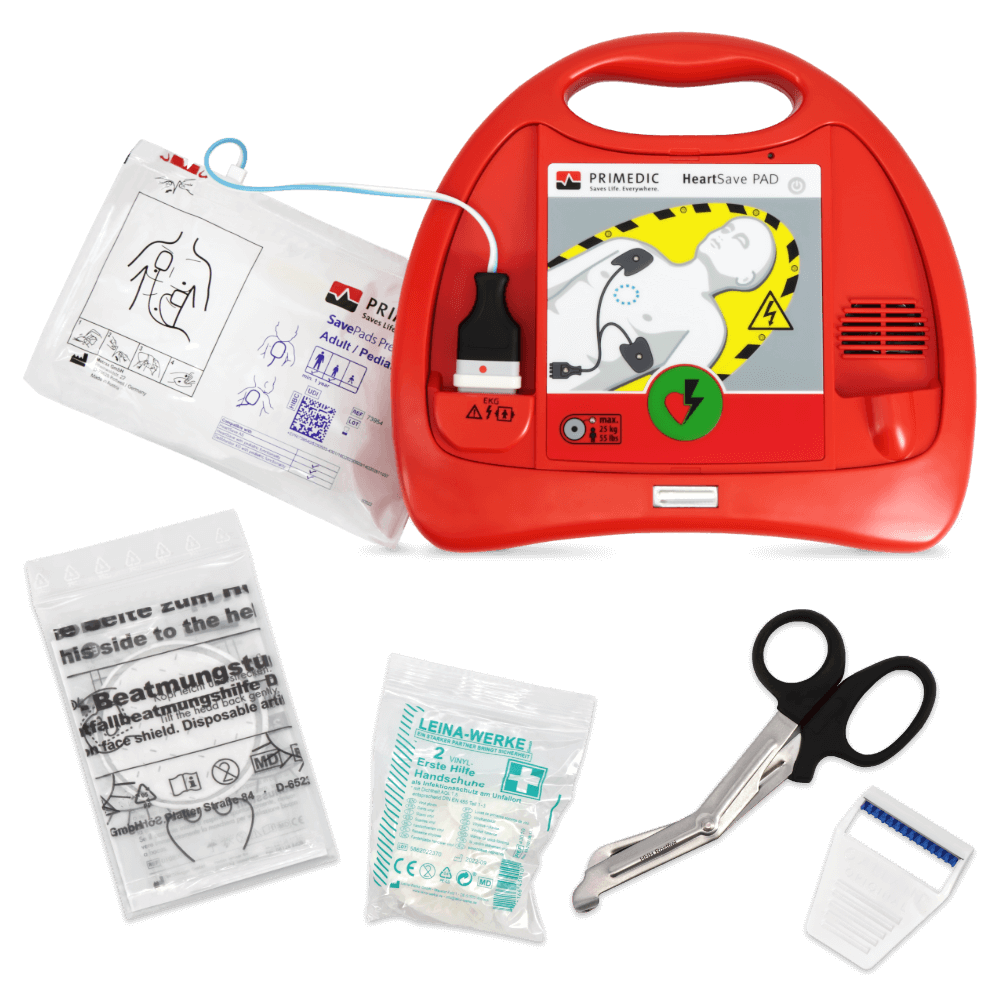 Primedic HeartSave PAD Defibrillator halbautomatisch | medplus