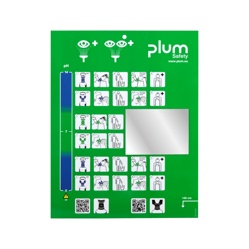 Plum Augenspülstation online kaufen (1 Flasche mit Piktogramm)