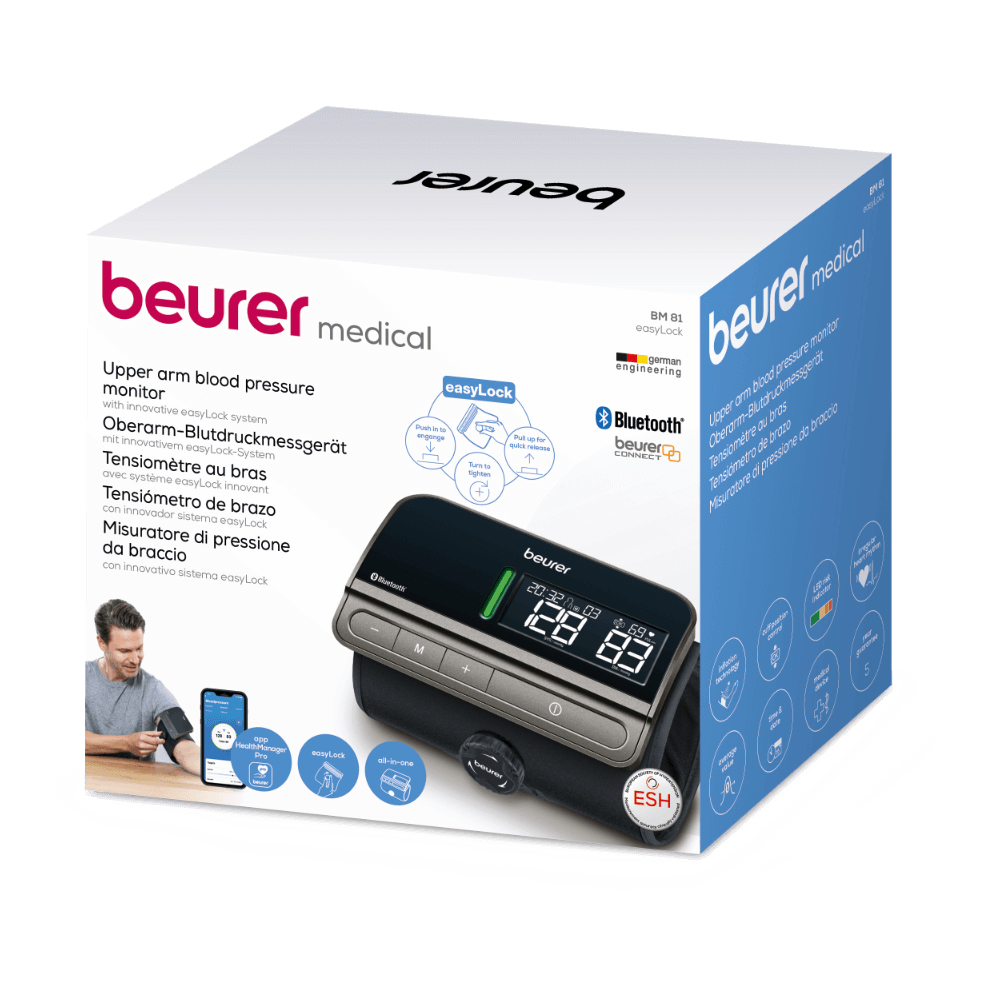 Beurer BM 81 easyLock Blutdruckmessgerät mit Bluetooth