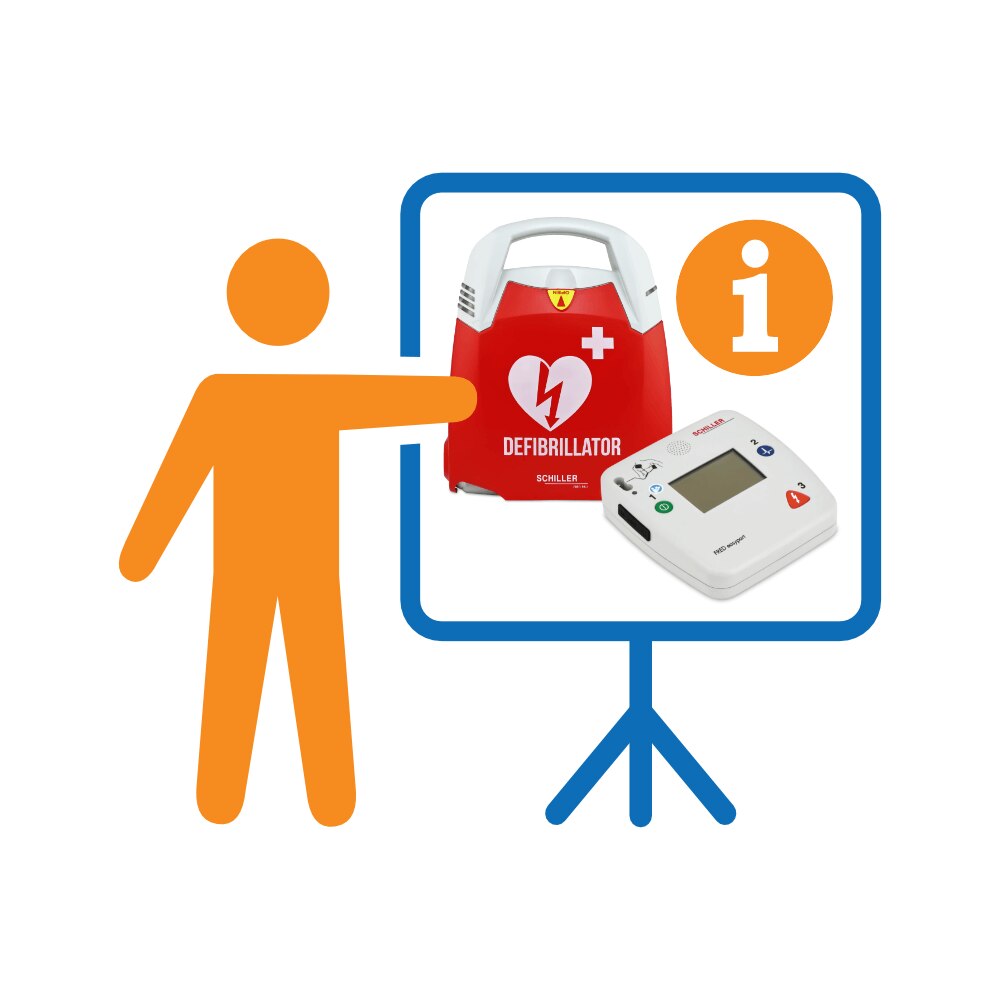 Schiller AED/PAD Einweisung und Erstinbetriebnahme