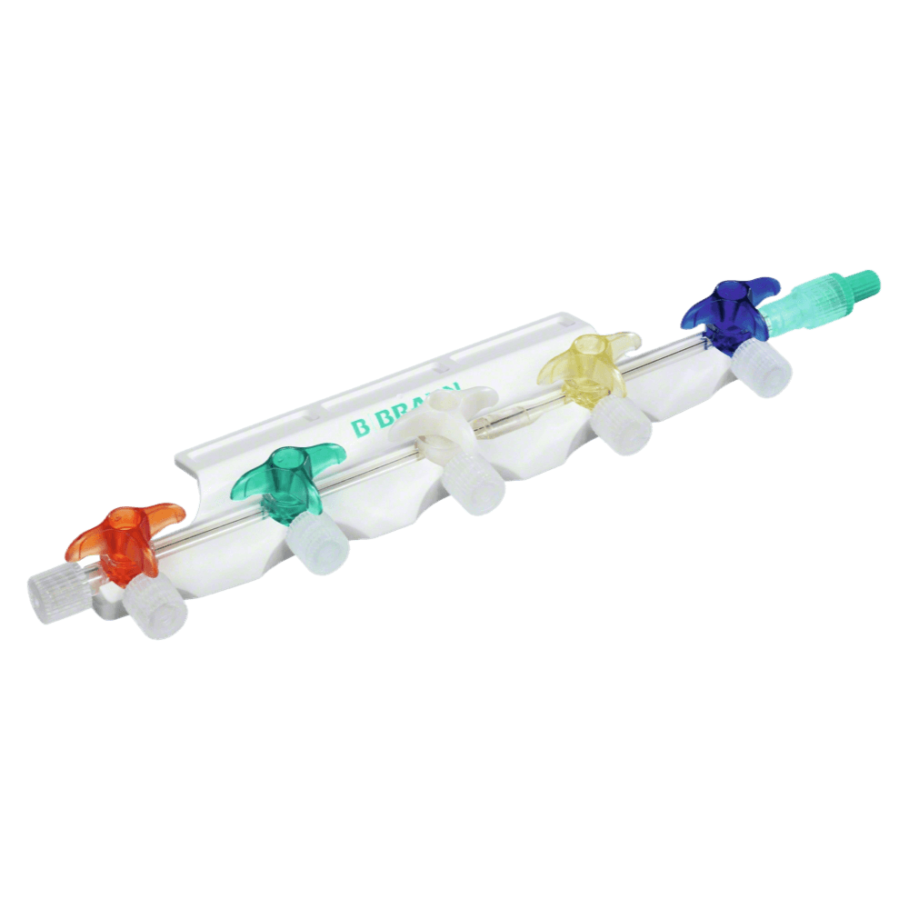B. Braun Discofix C Hahnbank, 5-fach, mehrfarbig