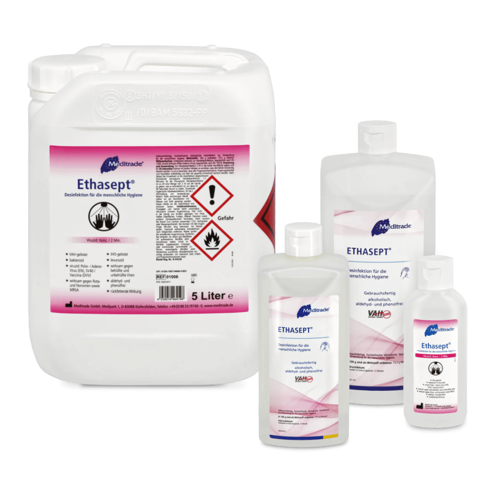Meditrade Ethasept Händedesinfektionsmittel » 4 Varianten