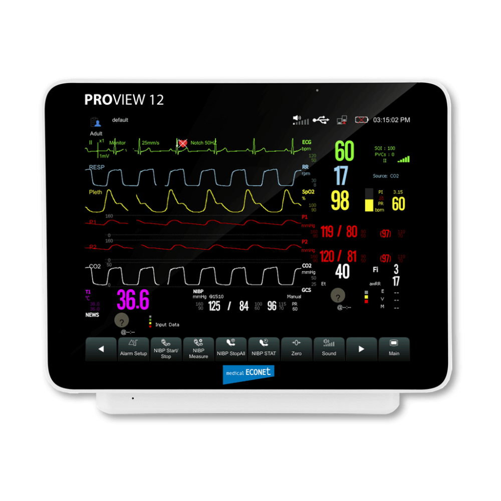 medical Econet PROview 12 Patientenmonitor (tragbar)