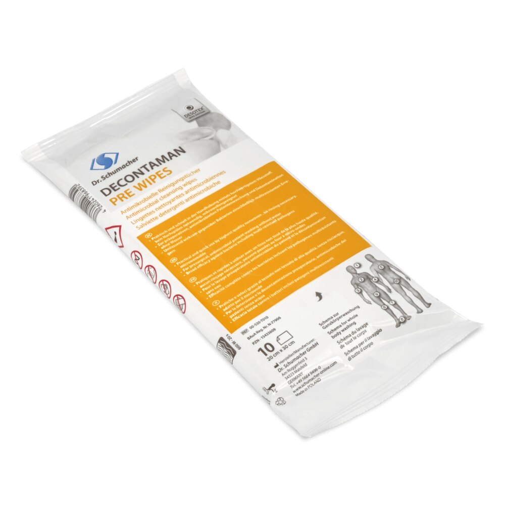 Decontaman Pre Wipes Reinigungstücher von Dr. Schumacher