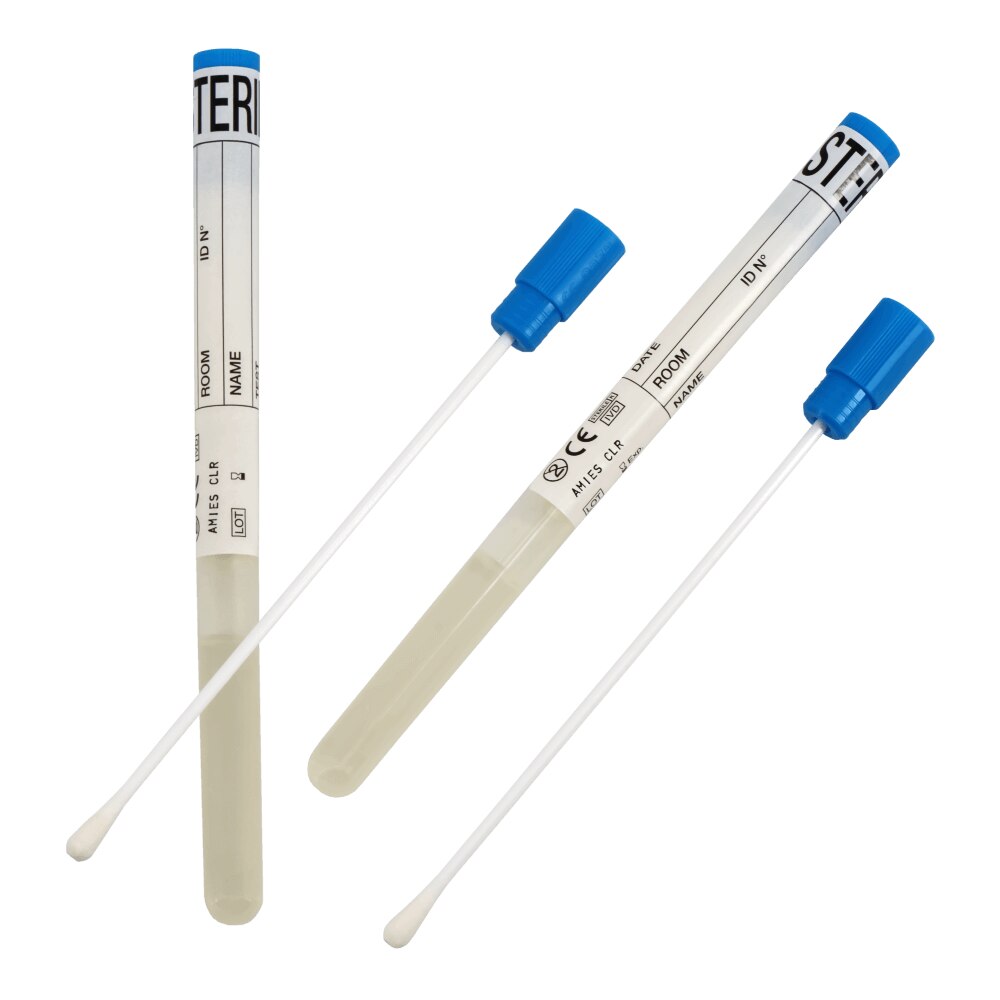 Abstrichbesteck mit Amies-Medium - einzeln steril - 400 Stück