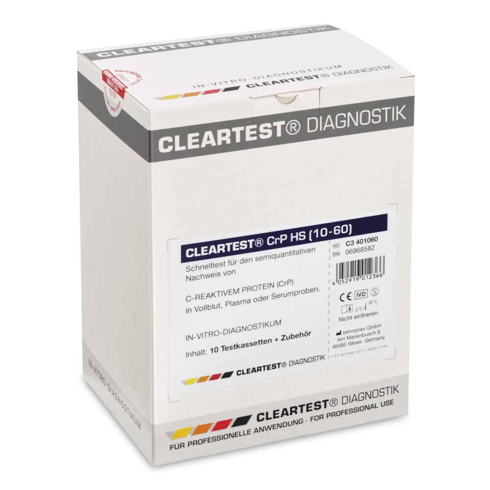 Cleartest CRP (10/60) Entzündungsparameter Schnelltest