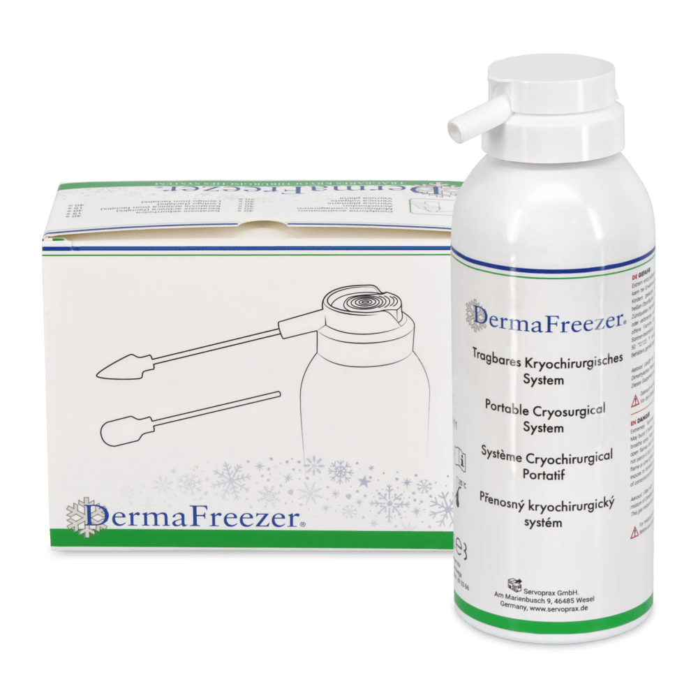 Dermafreezer Set | gutartige Hautläsionen behandeln