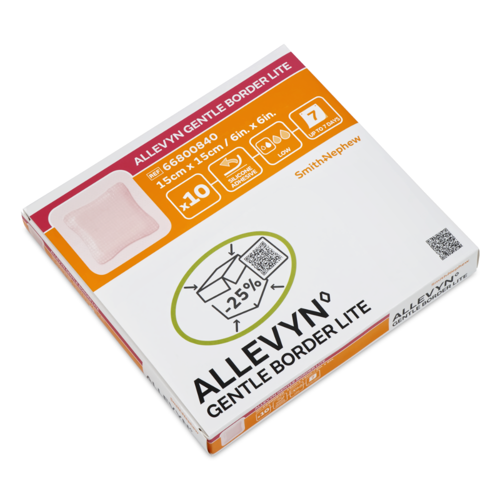 Allevyn Gentle Border Lite: Die sanfte Lösung für Wunden