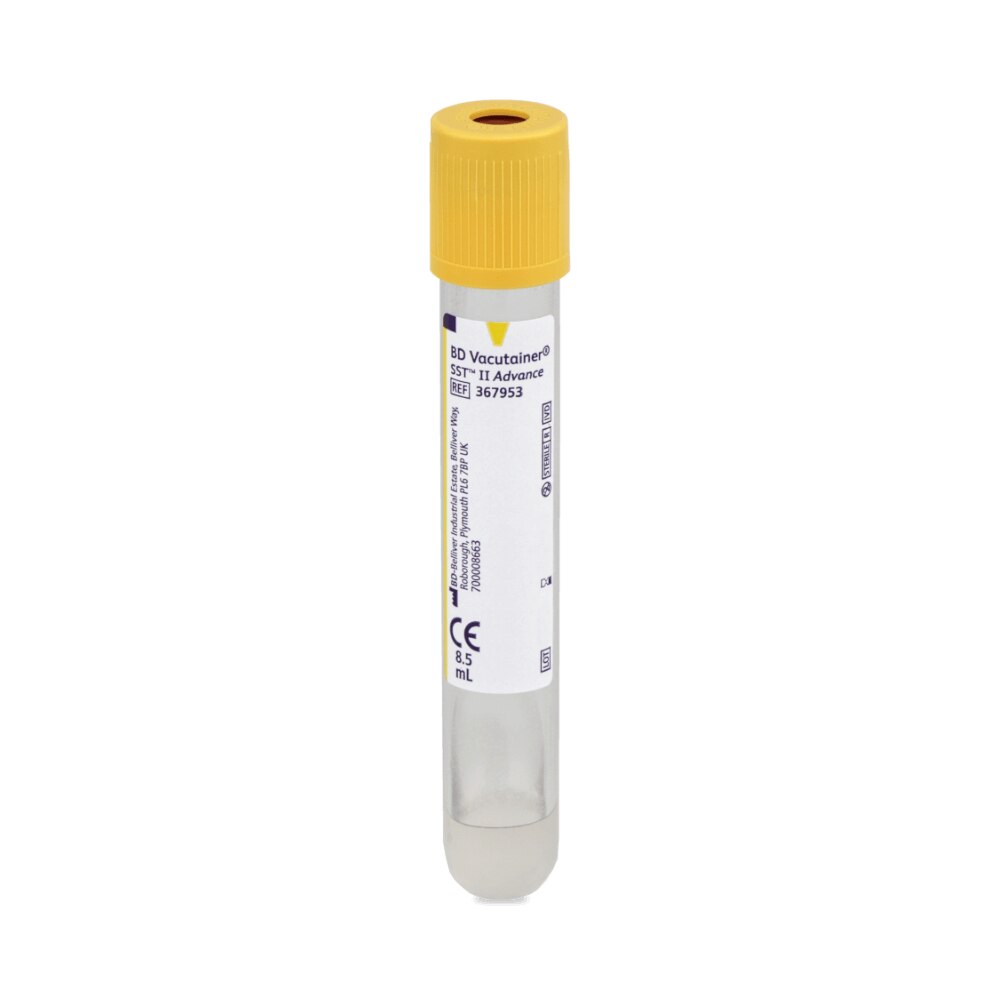 Vacutainer SST II Advance Serumröhrchen 8,5 ml, 100 Stück