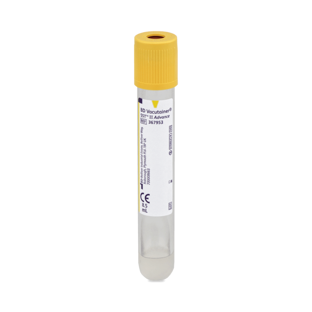 Vacutainer SST II Advance Serumröhrchen 8,5 ml, 100 Stück